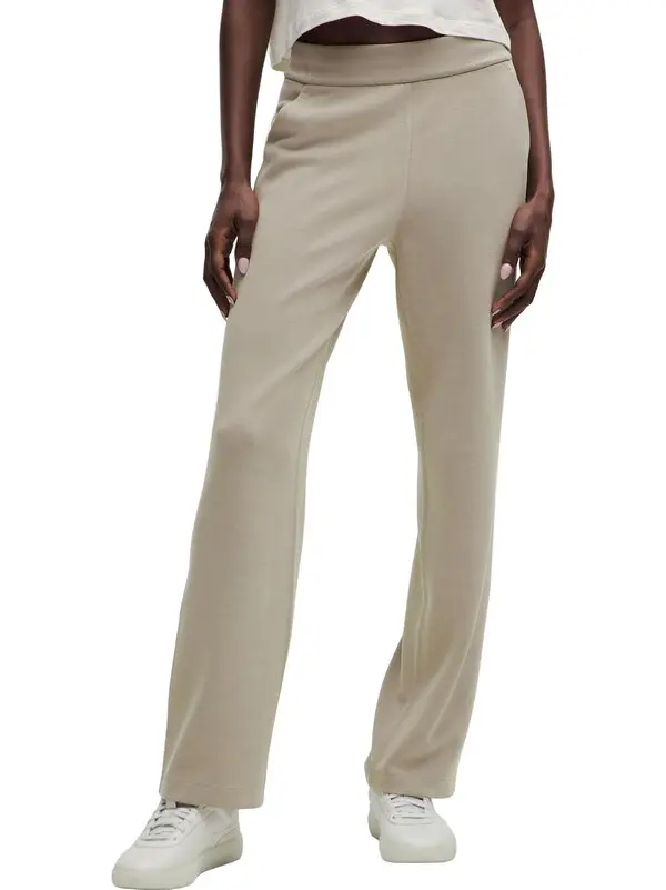 Lululemon Softstreme High-rise Straight-leg Pants - Riverstone