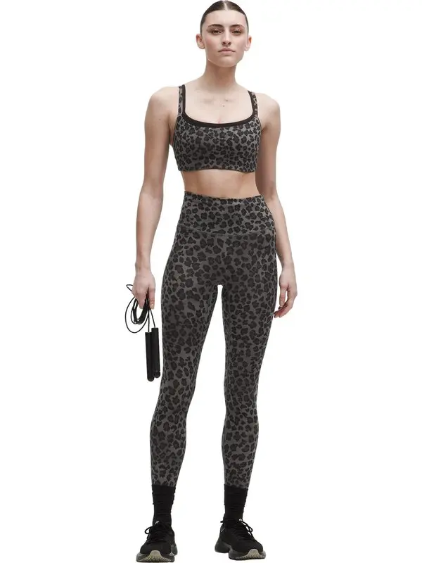 Lululemon Wunder Train No Line High-rise 25" Tights - True Leopard Black Multi