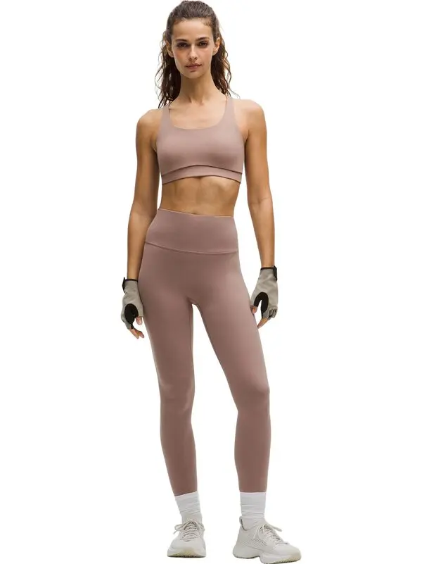 Lululemon Wunder Train No Line High-rise 28" Tights - Ashen Rose