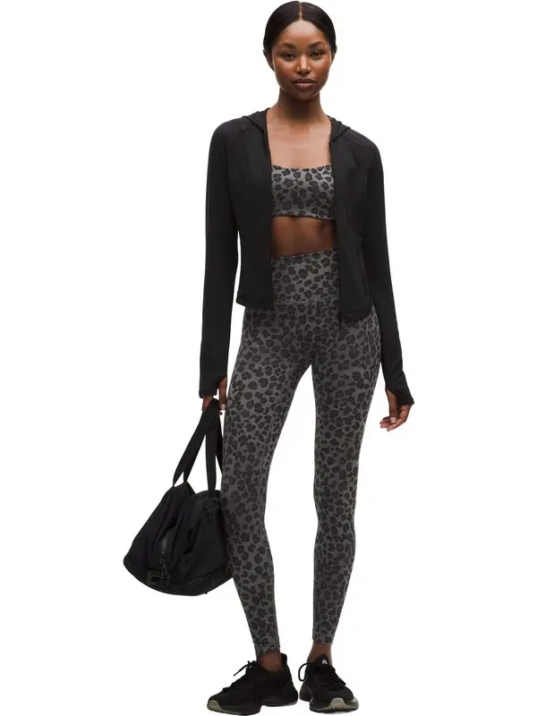 Lululemon Wunder Train No Line High-rise 28" Tights - True Leopard Black Multi