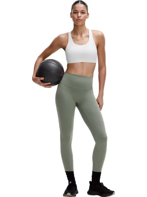 Lululemon Wunder Train No Line High-rise 28" Tights - Willow Leaf