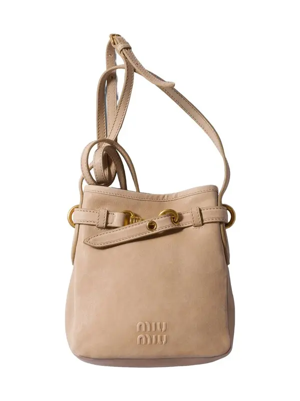 Miu Miu Nappa Leather Pouch - Cord