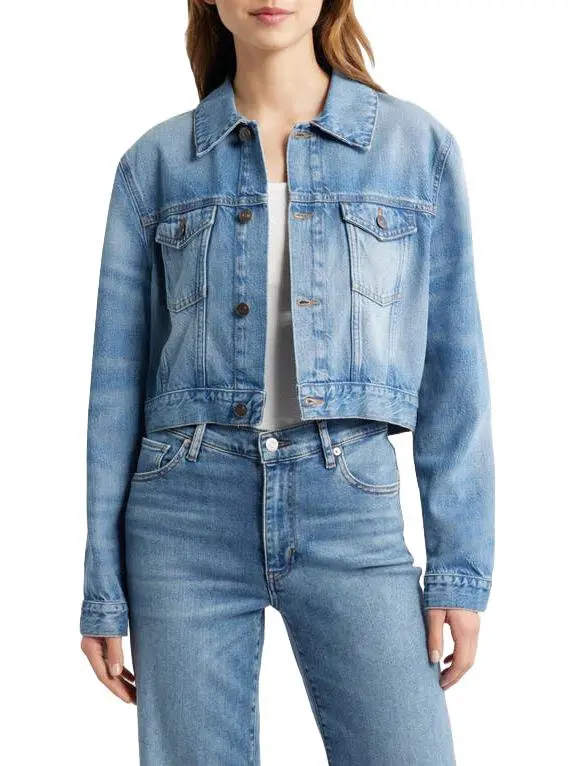 FRAME The Off Duty Denim Trucker Jacket - Essence