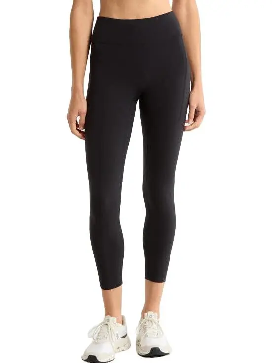 On 7/8 Performance Tights - Black