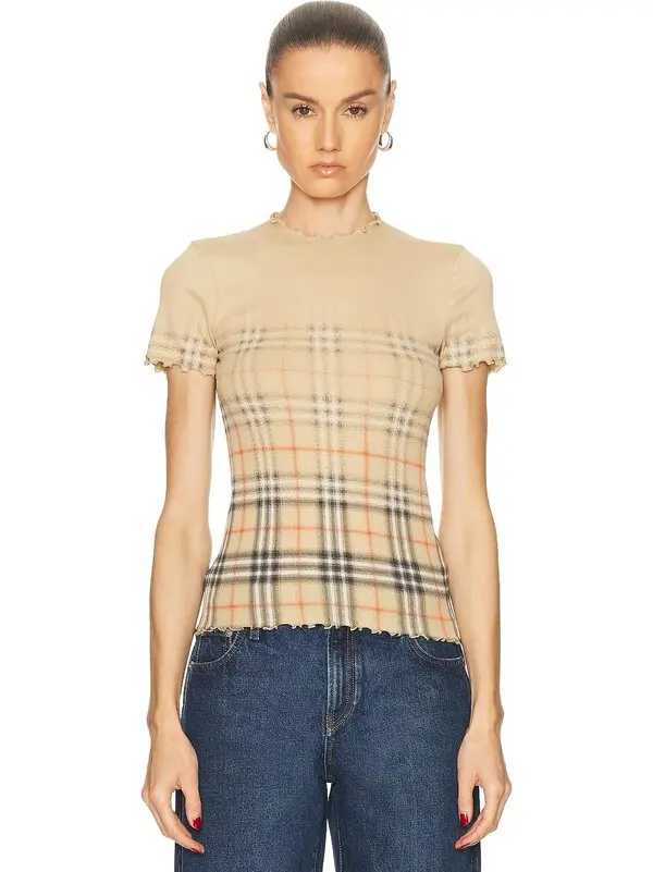 Burberry Letty Top - Sand Ip Check
