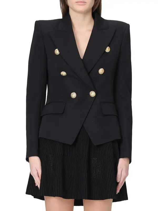Balmain Double Breasted Blazer - Black