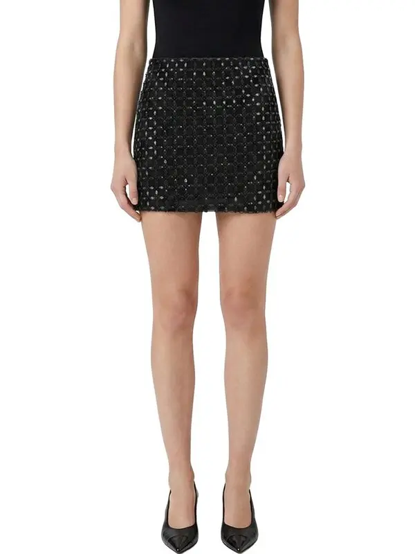 ROTATE BY BIRGER CHRISTENSEN Mini Skirt - Black