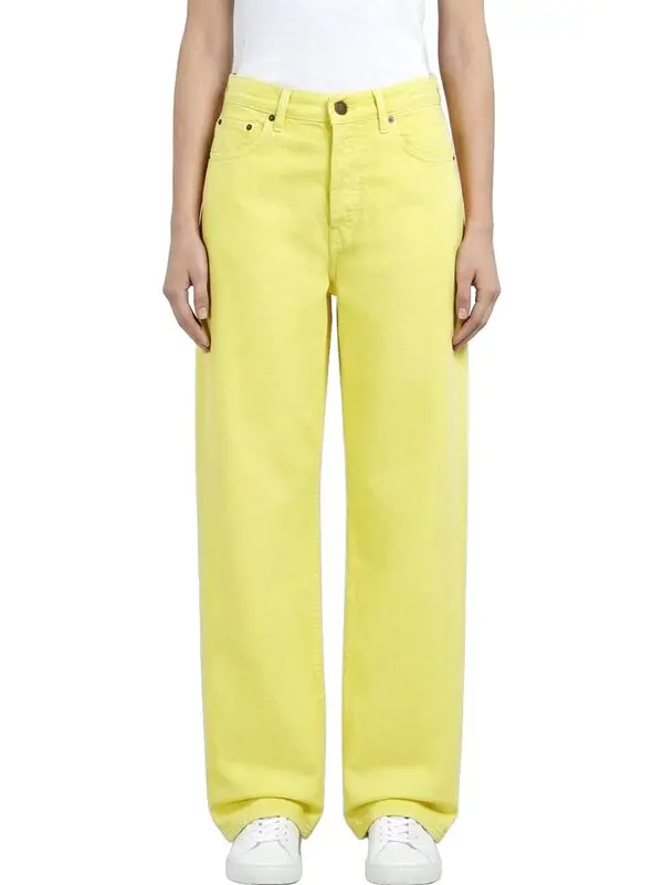 HAIKURE Wide Leg Jeans - Yellow