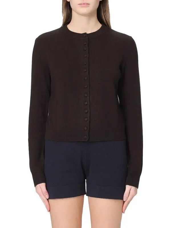 LISA YANG Buttoned Sweater - Brown