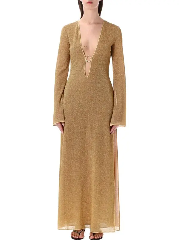Oseree Maxi Dress - Gold