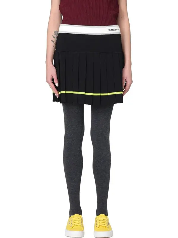 Casablanca Pleated Skirt - Black