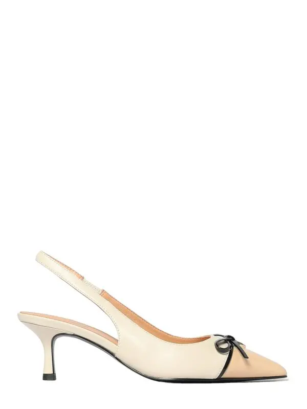 Moschino Slingback Pumps - Ivory