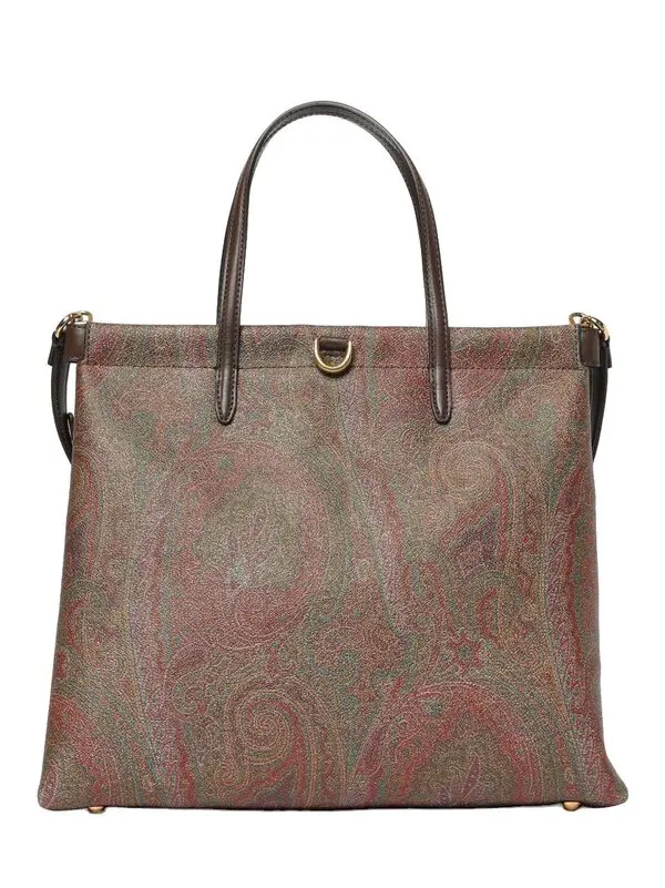 Etro Printed Handbag - Brown