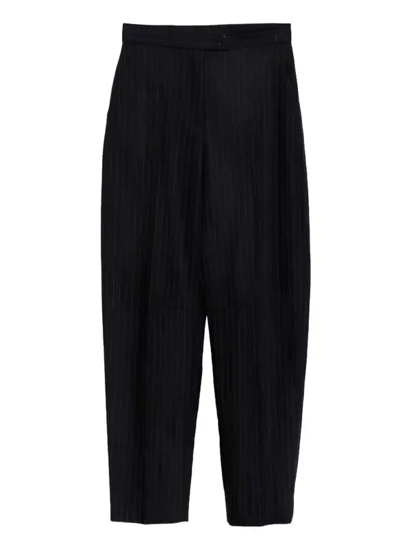 Khaite Jude Pinstripe Trousers - Blue