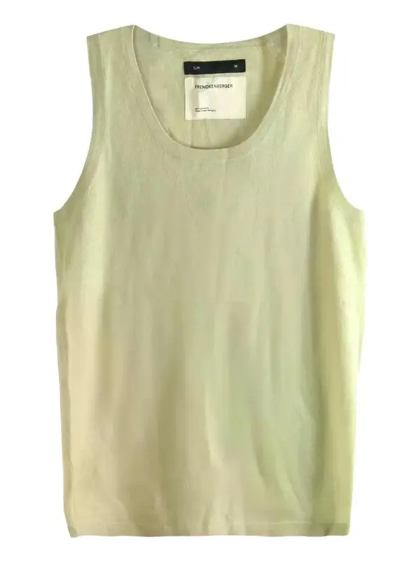 Frenckenberger Scoop-neck Tank Top - Neutrals