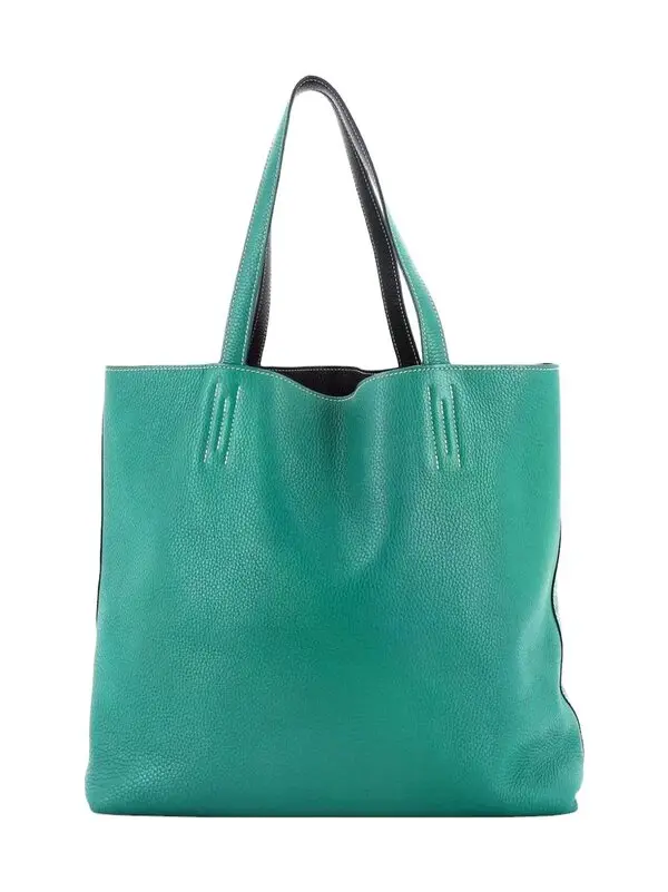 Hermès Double Sens Clemence 45 Tote Bag - Green