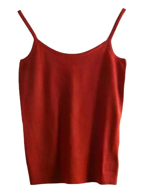 Frenckenberger Fine-knit Tank Top - Red