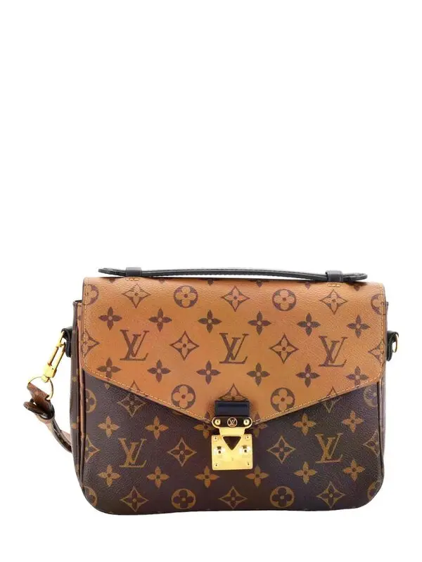 LOUIS VUITTON Pochette Metis Reverse Monogram Canvas - Brown