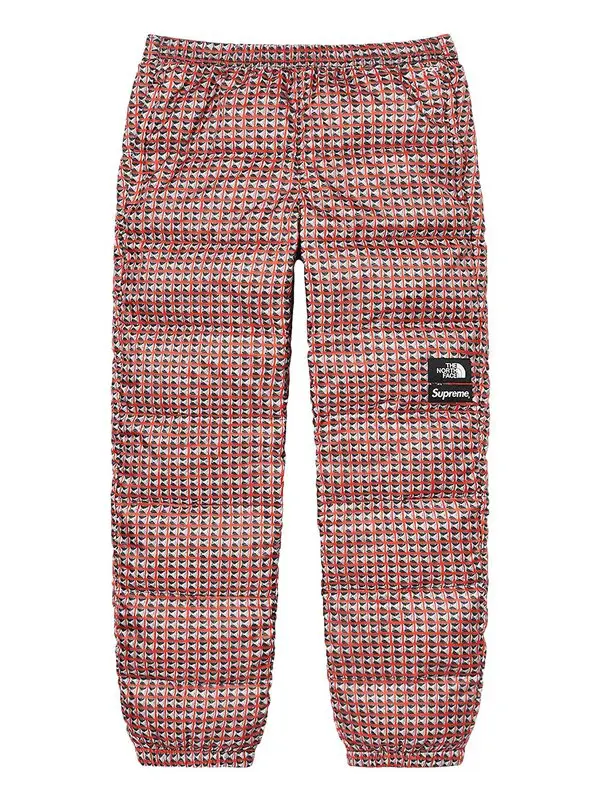 Supreme X The North Face Studded Nuptse Pant - Red