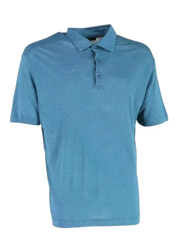 Loro Piana Short-sleeve Polo Shirt - Blue