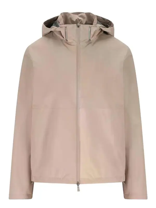 Herno Zip Hooded Jacket - Neutrals