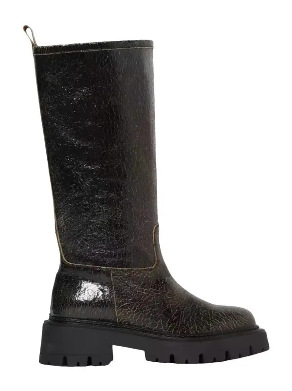 A.BOCCA Danubio Platform Knee-high Boots - Black