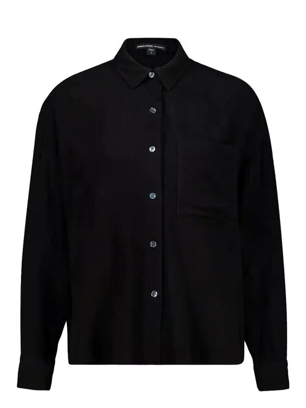 JAMES PERSE Oversized-fit Shirt - Black