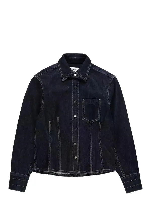 TWP Franny Denim Shirt - Blue