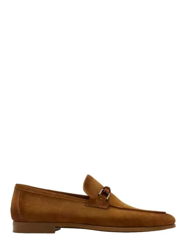 Magnanni Braided-strap Loafers - Brown