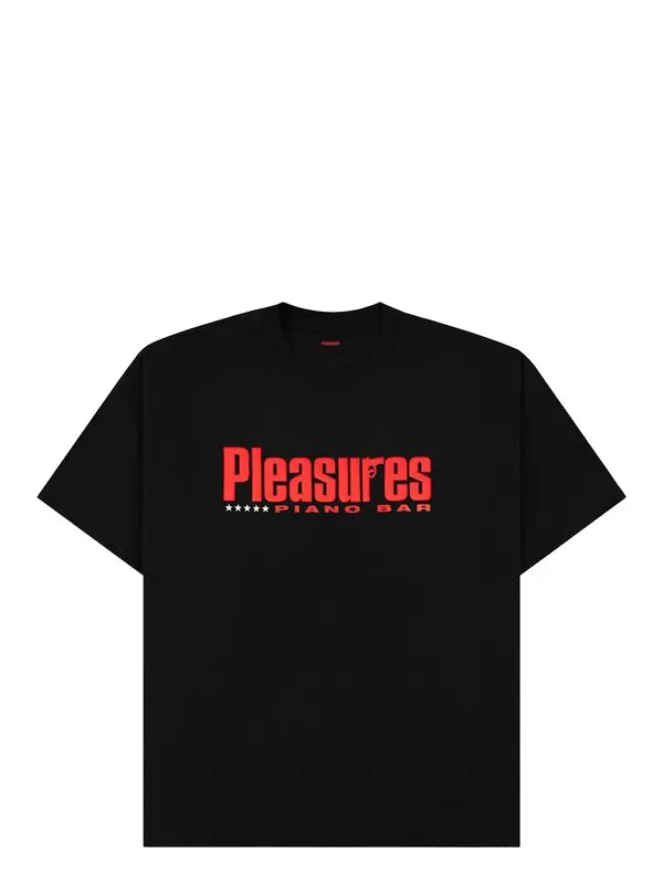 PLEASURES Piano Bar T-shirt - Black