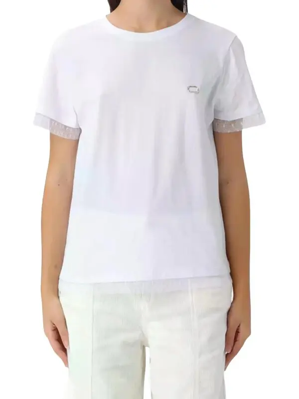 TWINSET Embellished T-shirt - White