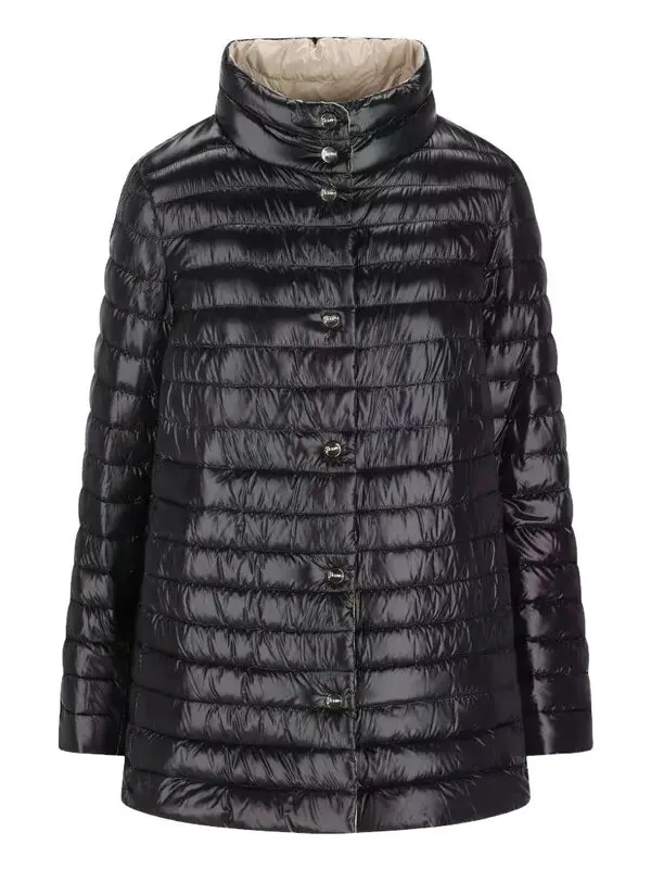 Herno A-shape Quilted Puffer Jacket - Black