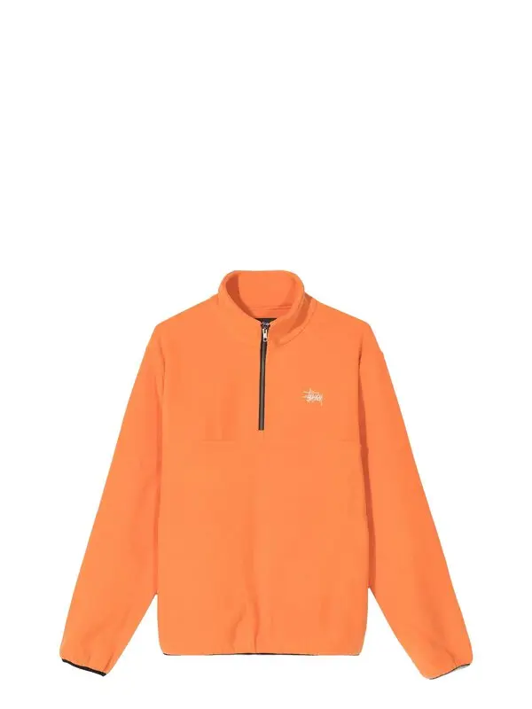 StÜssy Basic Polar Fleece Mock - Orange