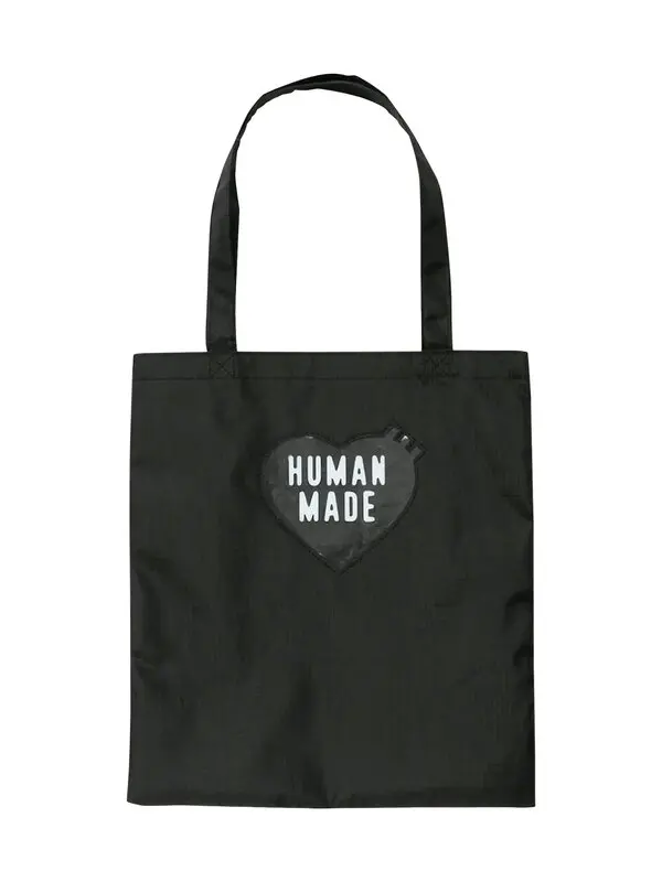 HUMAN MADE Nylon Ripstop Heart Tote - Black