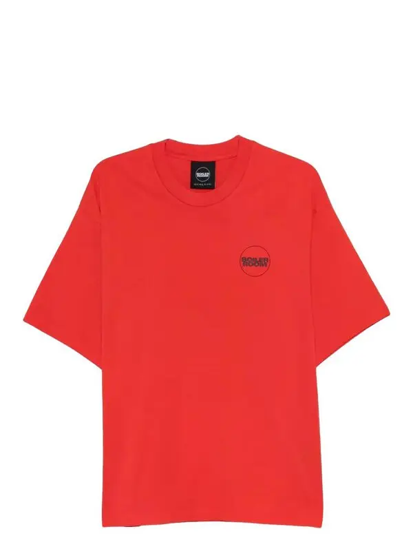 BOILER ROOM Logo-print T-shirt - Red