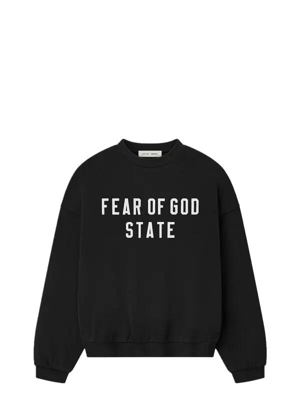 Fear Of God 90s Crewneck Sweatshirt - Black