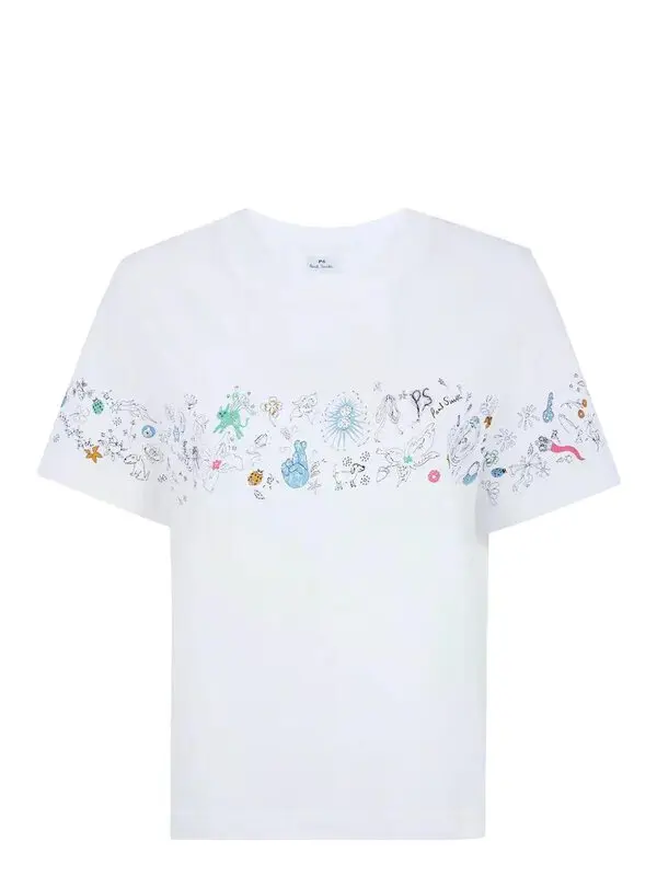 Paul Smith Printed T-shirt - White