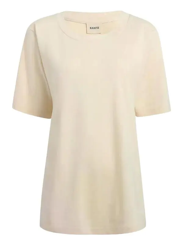 Khaite Silk T-shirt - Neutrals