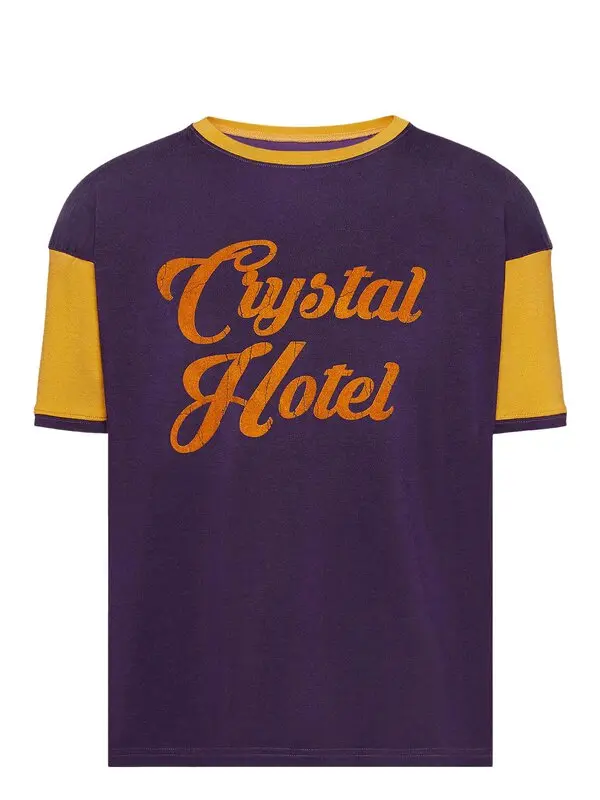 MAISON MARGIELA Crystal Hotel T-shirt - Purple