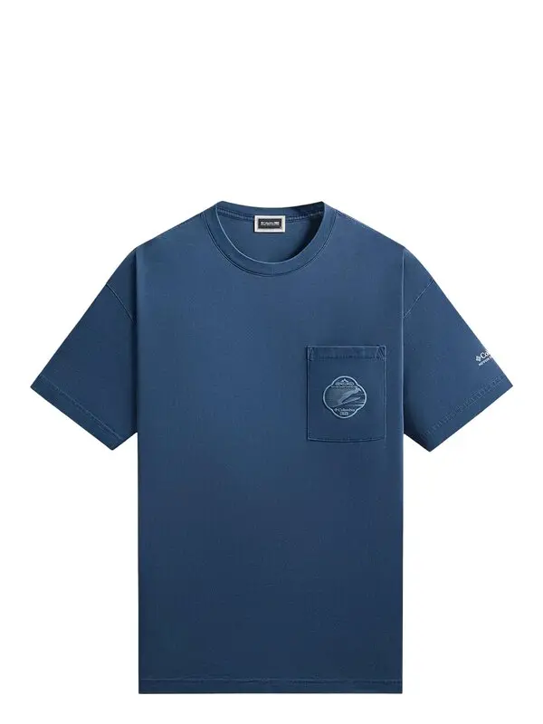 Kith For Columbia Boarder Vintage Tee - Blue