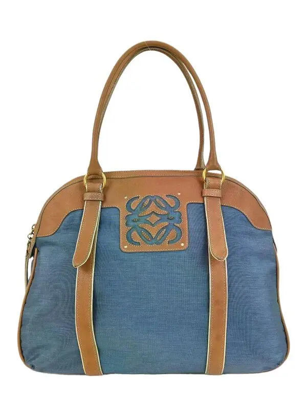 Loewe 2008 Anagram Tote - Blue