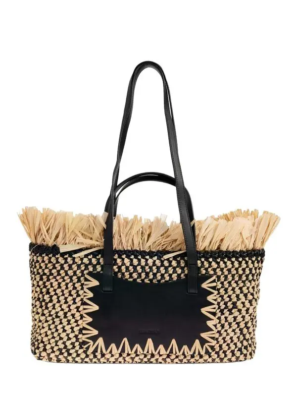 Ulla Johnson Lali Woven Tote Bag - Neutrals