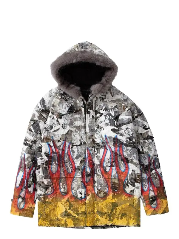 WHO DECIDES WAR BY EV BRAVADO Artic Flame Parka - Multicolor