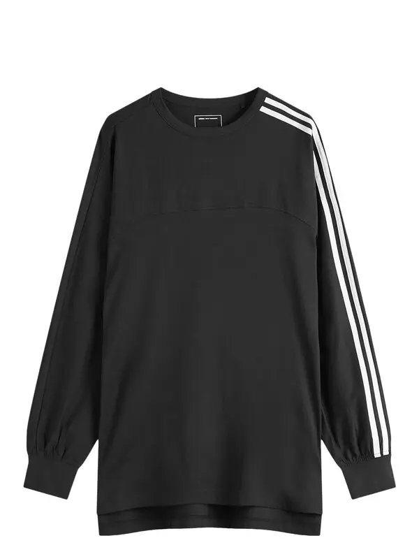 Y3 3 Stripes Long-sleeve Tee - Black