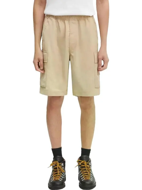 AAPE BY *A BATHING APE® Cargo-pocket Elasticated-waistband Shorts - Neutrals