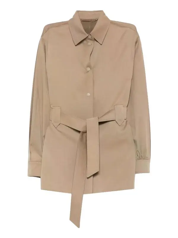 Max Mara Belted Fitted Jacket - Neutrals