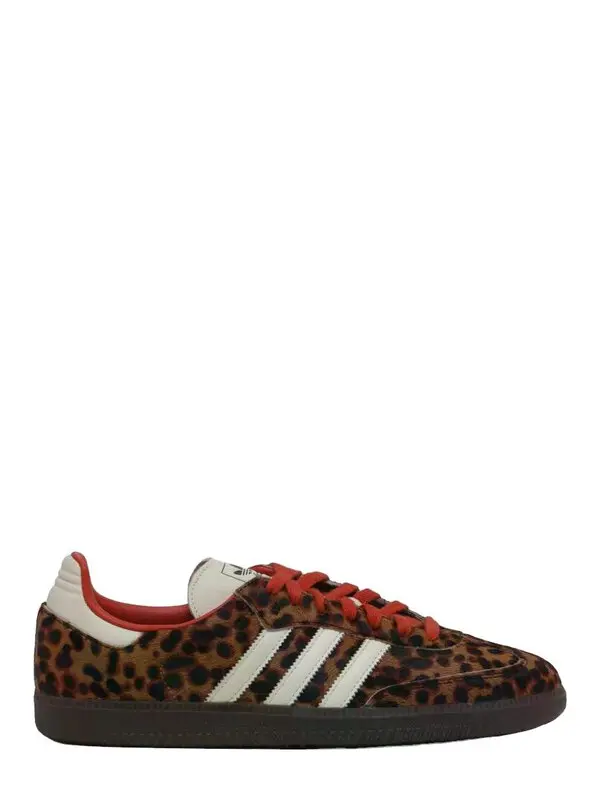 Adidas Samba Og Leopard-print Sneakers - Brown