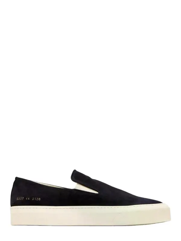 COMMON PROJECTS Suede Slip-on Sneakers - Blue