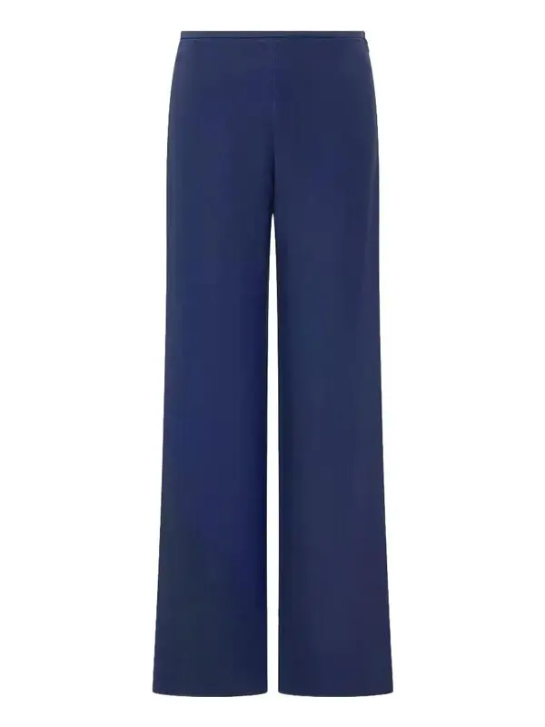 Emporio Armani Wide Leg Trousers - Blue