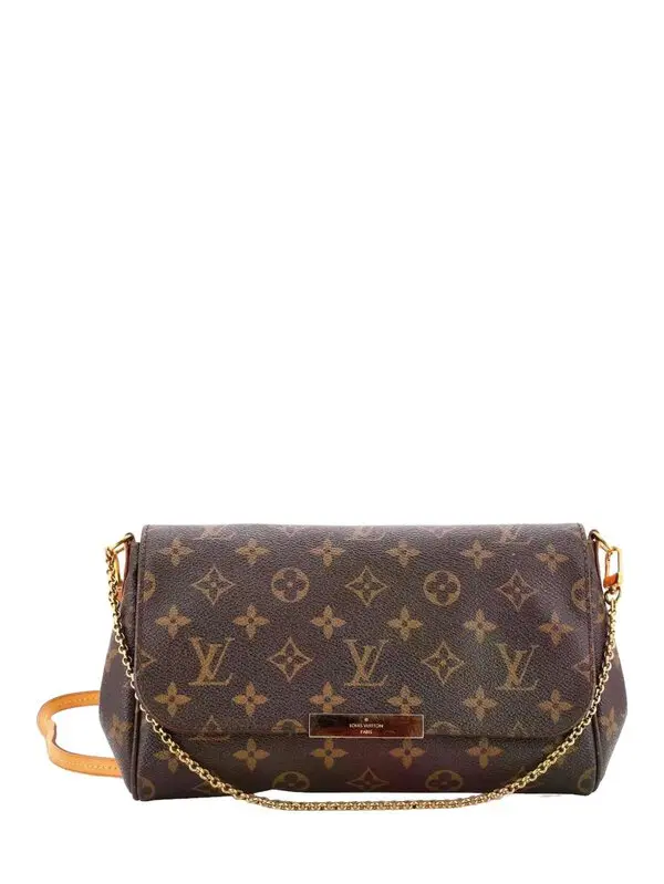 LOUIS VUITTON Favorite Handbag Monogram Canvas Mm - Brown